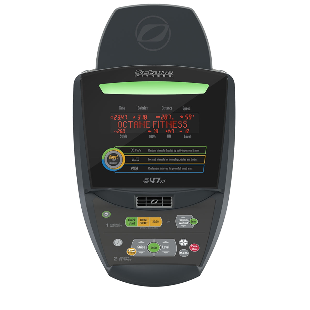 Octane Q47 Elliptical w/ XI console – Gronk Fitness Products