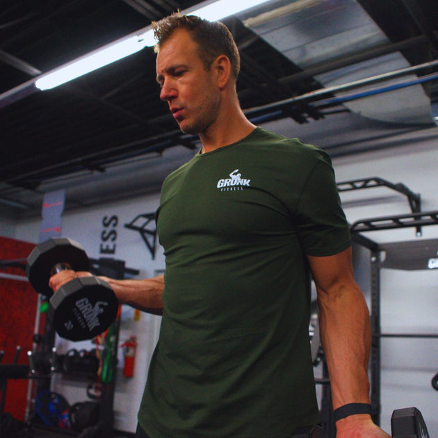 BYLT Mens Drop Lux in Forest - Gronk Fitness Edition – Gronk Fitness ...