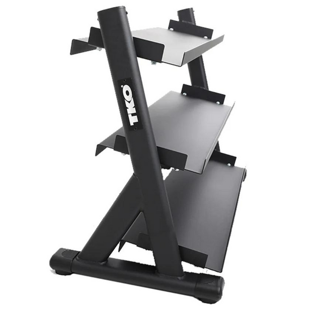 TKO 3-Tier Shelf Dumbbell Rack 6235-B – Gronk Fitness Products